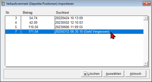 Kassenbeleg ausparken – TOPMOTIVE