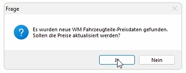 Preisversorgung WM SE über WM-KAT Datenservice – TOPMOTIVE