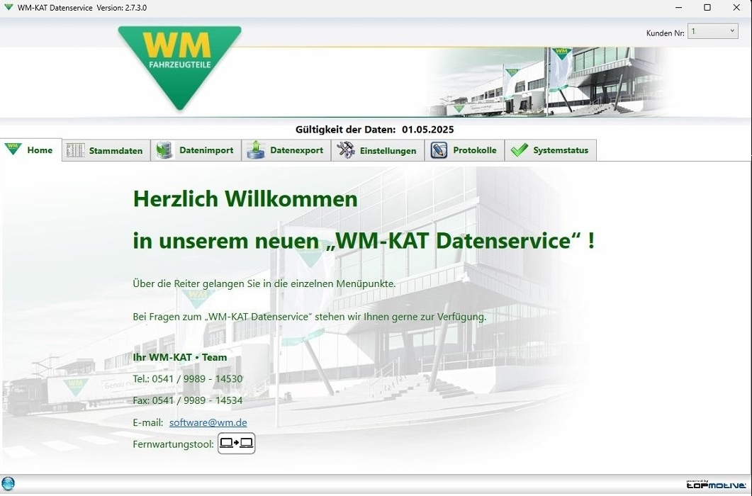 Preisversorgung WM SE über WM-KAT Datenservice – TOPMOTIVE