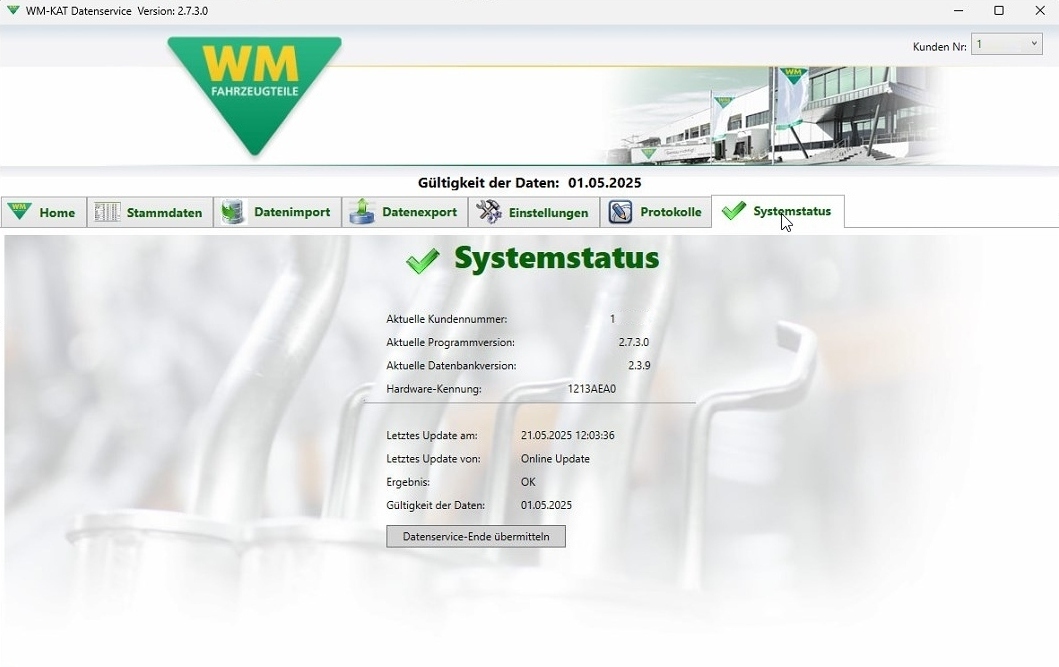 Preisversorgung WM SE über WM-KAT Datenservice – TOPMOTIVE