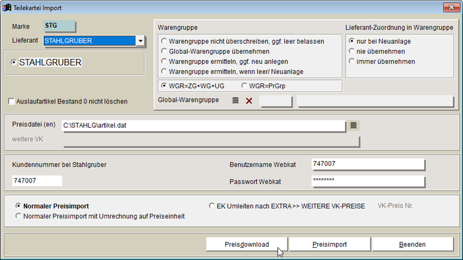 Preisversorgung Stahlgruber in STAkis Profi (Deutschland) – TOPMOTIVE