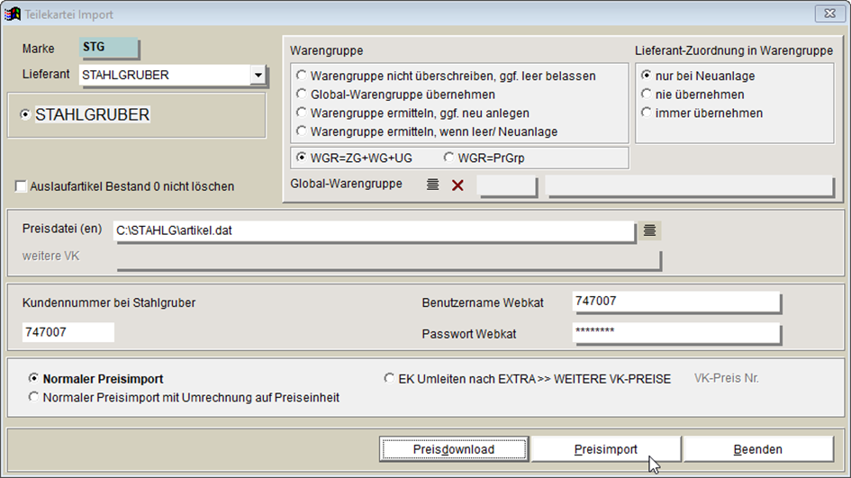 Preisversorgung Stahlgruber in STAkis Profi (Deutschland) – TOPMOTIVE