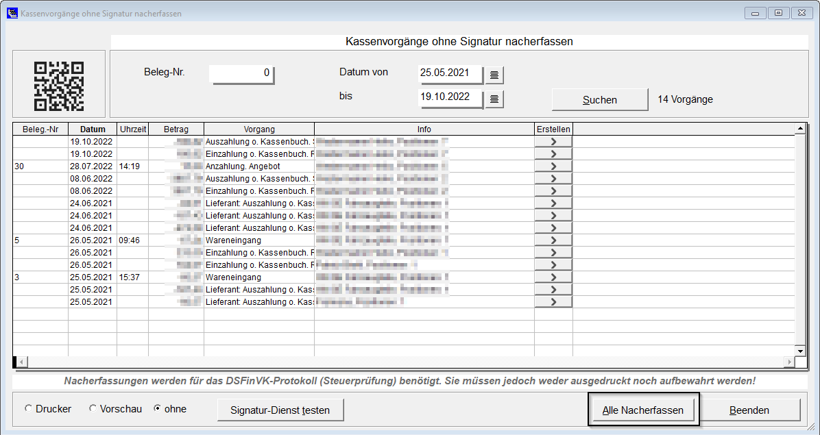 TSE Buchungen nachträglich signieren – TOPMOTIVE